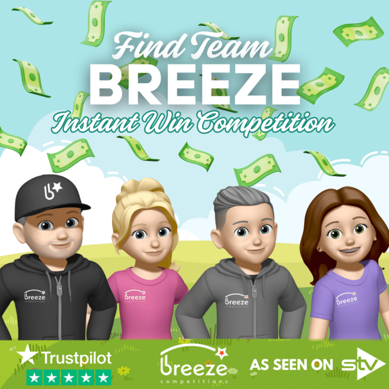 Breeze Competitions – Win cash, cars, holidays and more!
