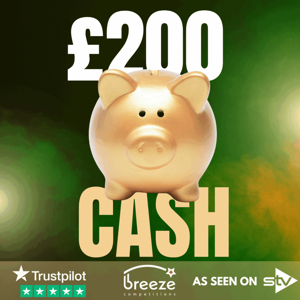 £200 cash for only 20p – Breeze Competitions