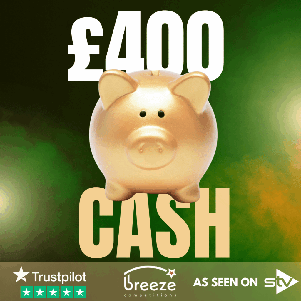 £400 cash for only 20p – Breeze Competitions