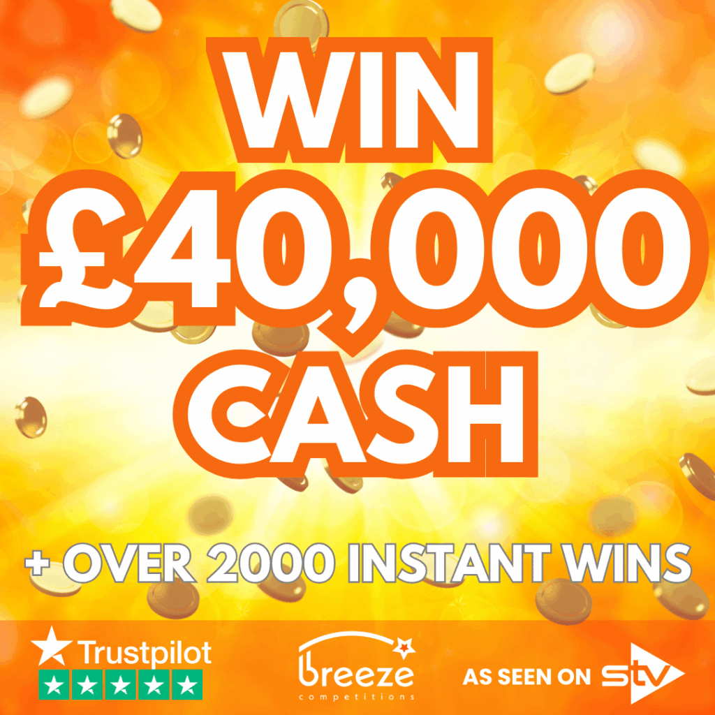 Breeze Competitions – Win cash, cars, holidays and more!