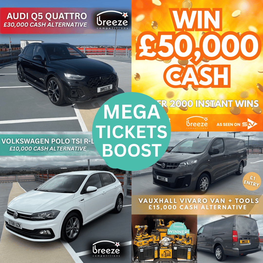 ⭐️ MEGA TICKETS BUNDLE – 2000 Tickets worth £1200 across our 4 biggest ...