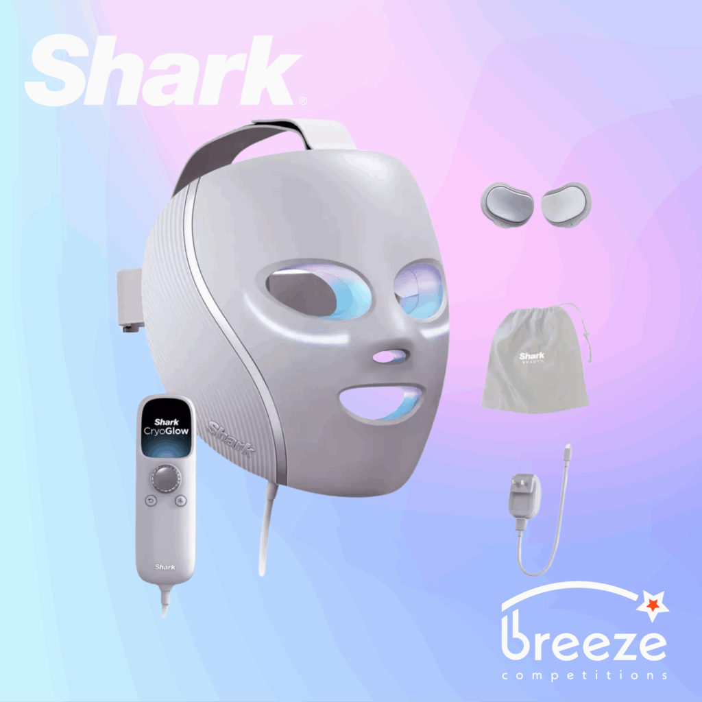 Shark CryoGlow Under-Eye Cooling LED Face Mask or £250 Cash! – Breeze ...