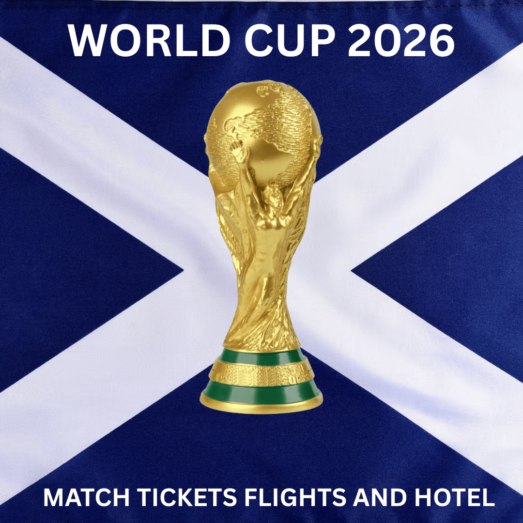Scotland World Cup 2026 – Flights, Hotel and Match tickets for 2 + £ ...