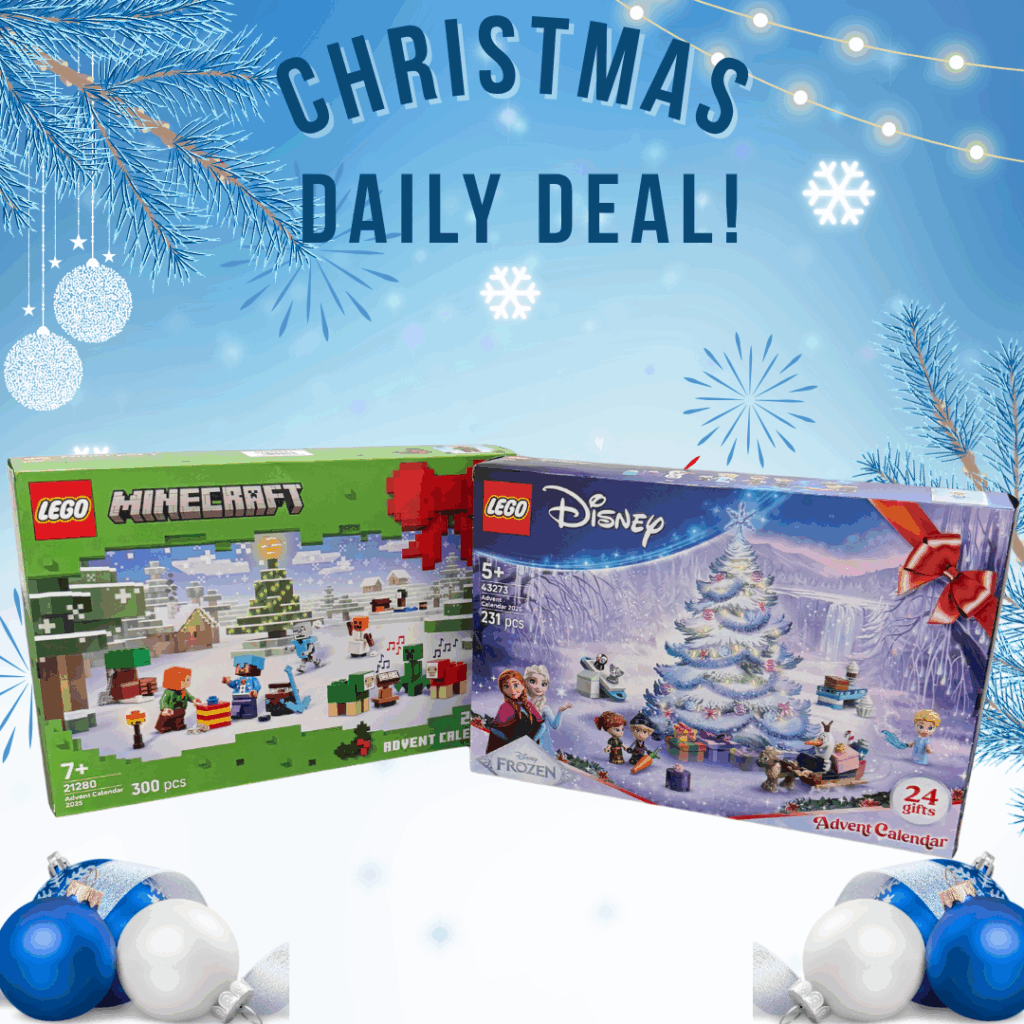 AUTO DRAW – Lego Advent Calendars – Frozen and Minecraft – Breeze ...