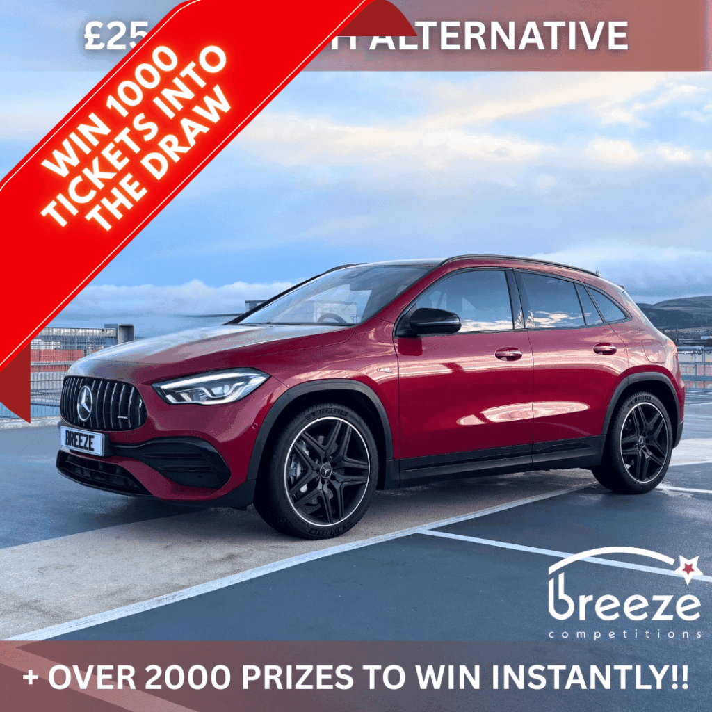 Mercedes GLA – Win 1000 tickets into the main draw – Breeze Competitions