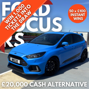 Ford Focus RS - Win 1000 tickets into the main draw - Breeze Competitions